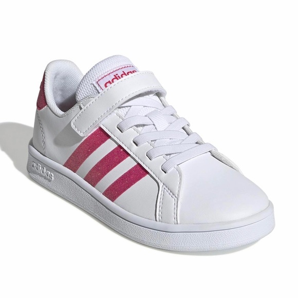adidas | Shoes | Adidas Grand Court Girl Stayput Sneakers Size 2 2 ...